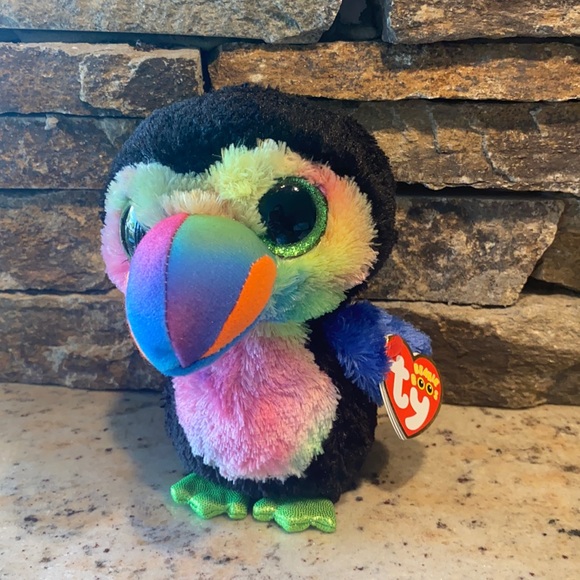 Ty | Toys | Beaks The Tucan Ty Beanie Boo Plushie Toy | Poshmark